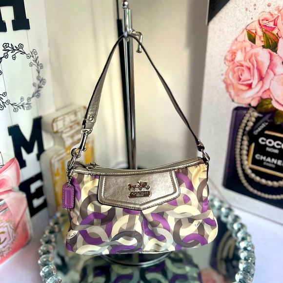 Coach | Bags | Coach Mini Madison Multicolored Y2k Shoulder Bag | Poshmark